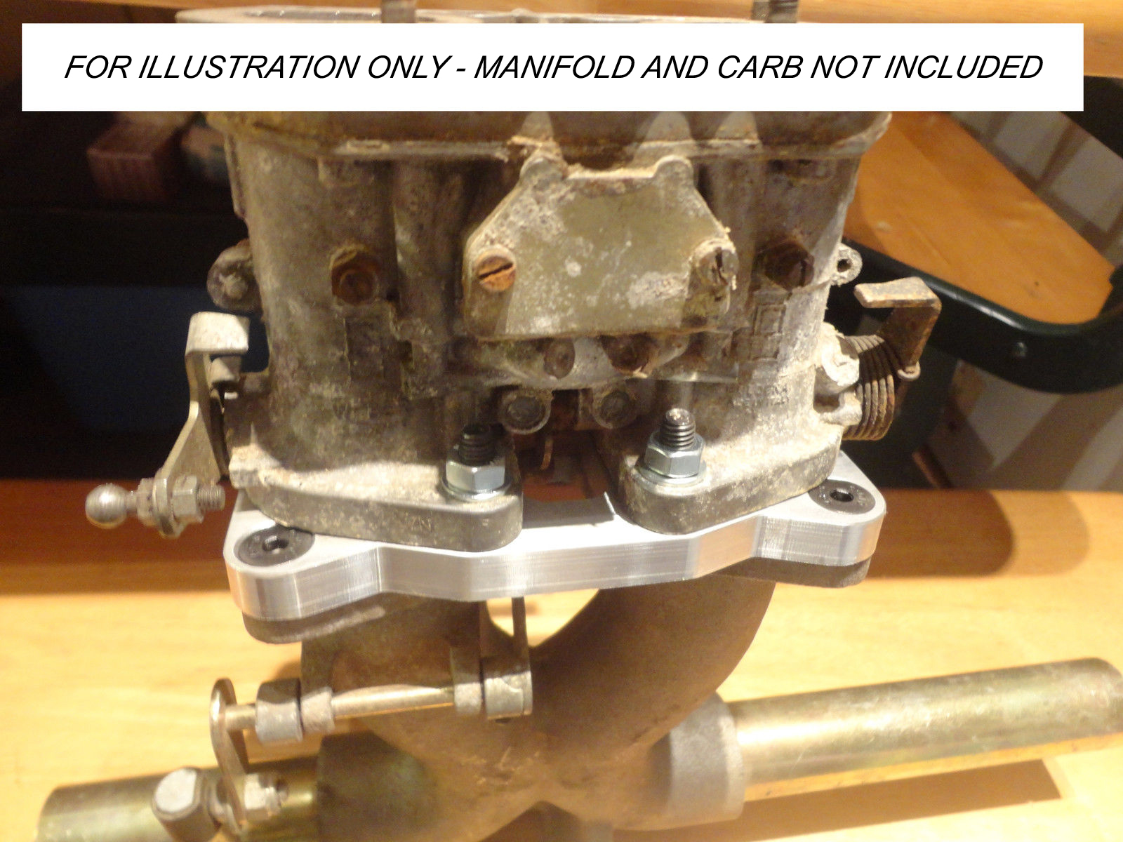 Weber IDF / Dellorto DRLA reverse mounting flange