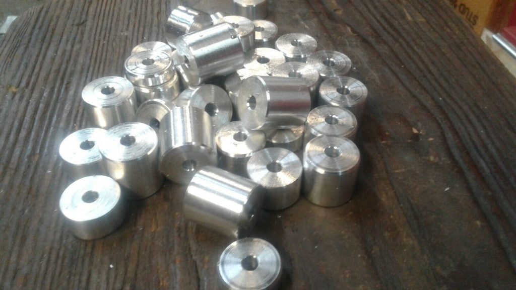 1″ diameter aluminum standoff